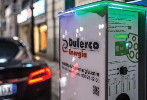 Duferco: investimento da 40 milioni per 4mila charging point entro il 2024